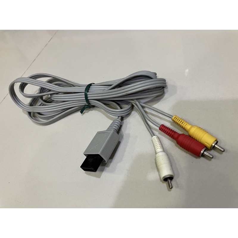 สาย AV Wii WiiU งานแท้ Nintendo AV Cable Wii วี เคเบิ้ล | Shopee Thailand