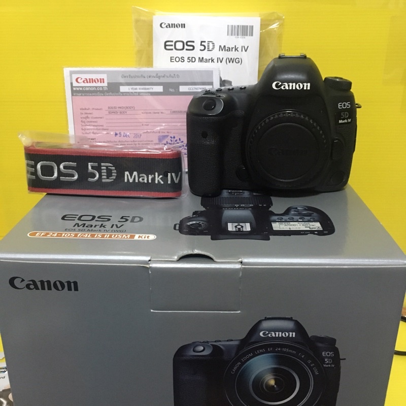 Canon 5D Mark 4 IV 5d4 อดีตศูนย์ สภาพดี มือสอง สภาพดี เมนูไทย รับได้ มี ...