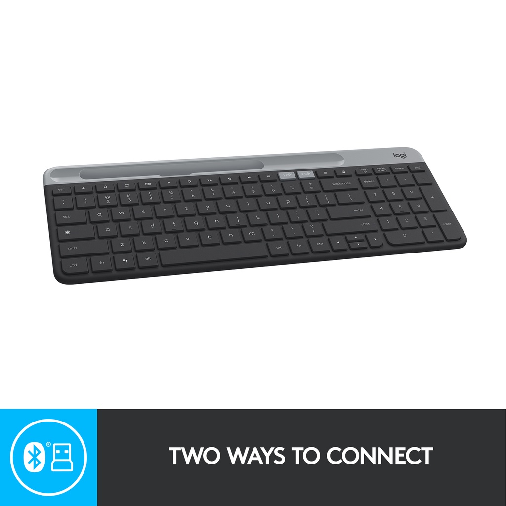 Logitech K580 Slim Multi-Device Wireless Bluetooth and USB Keyboard ...