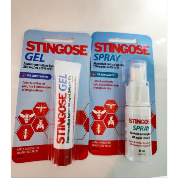 Stingose gel และ spray แก้คัน แก้พิษ จากยุง มด แมลง อันดับ 1 จาก ...