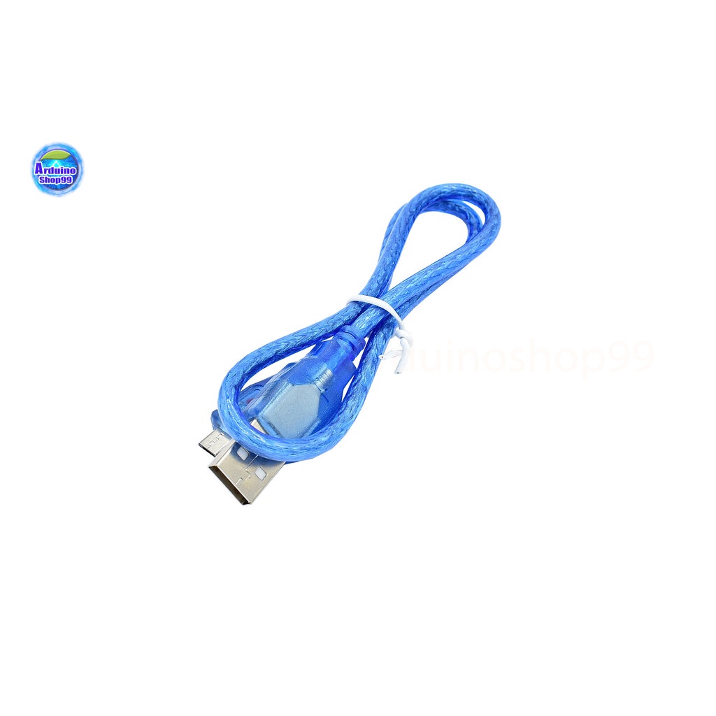 สาย Micro USB Cable wire for NodeMcu (ยาว 30 Cm) | Shopee Thailand