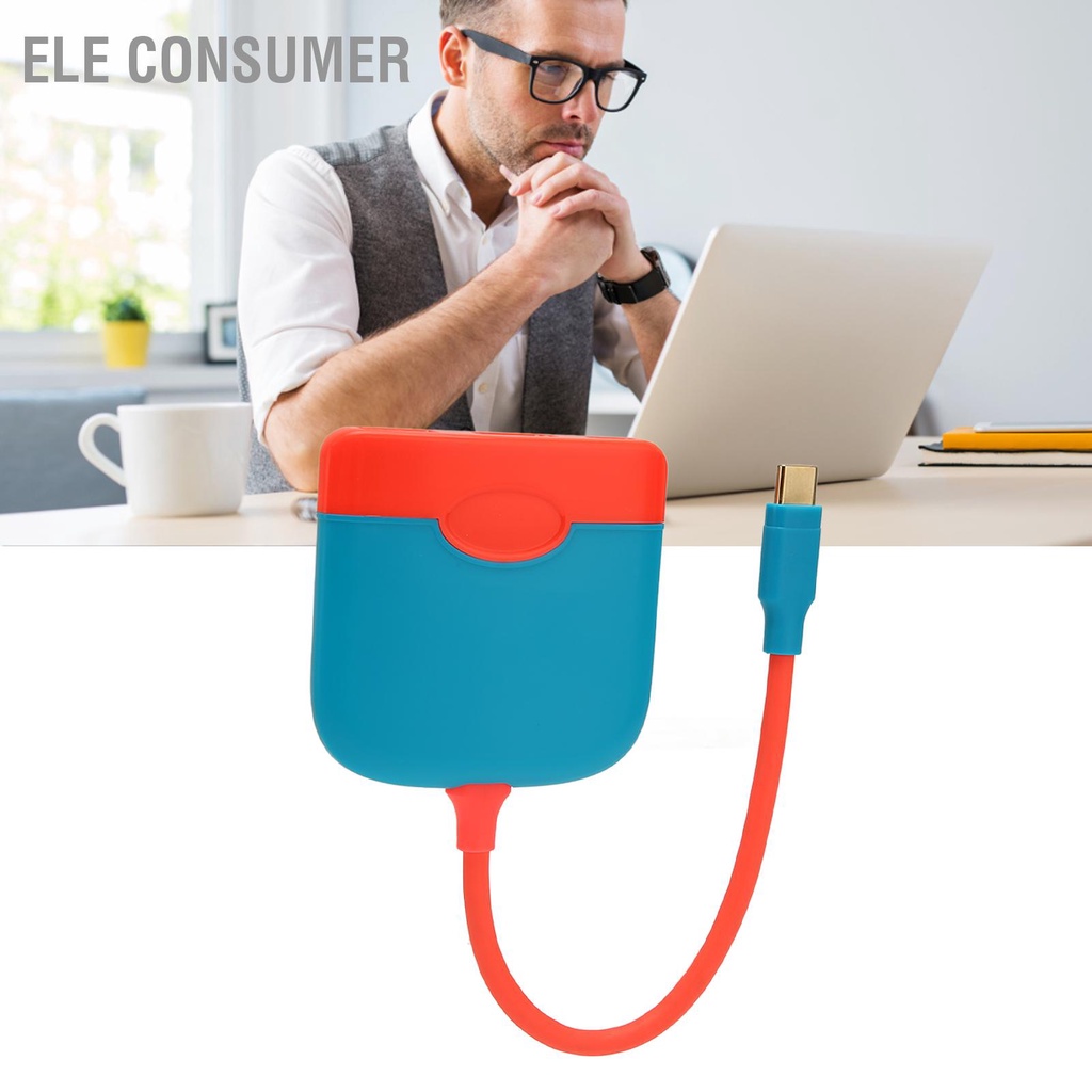 ELE Consumer Portable TV Docking Station 4K USB3.0 PD Fast Charging 3 ...