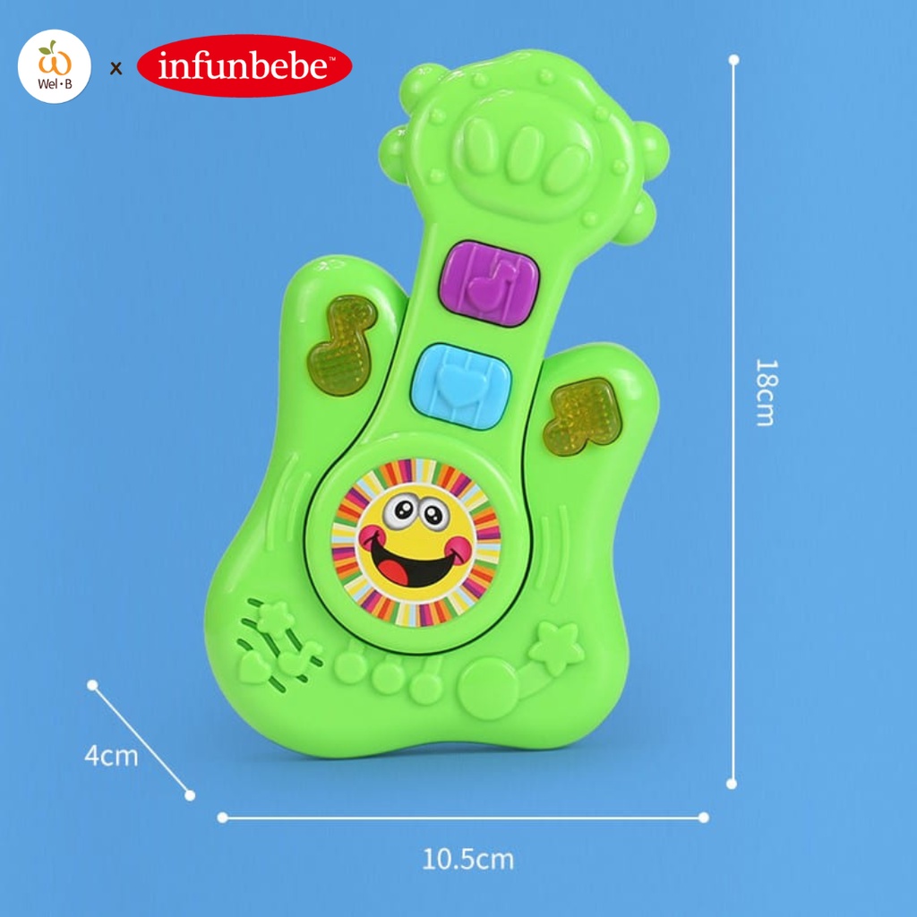 Wel-B x Infunbebe Light n Sounds Guitar (กีต้าร์ของเล่นเด็ก) - ของเล่น ...