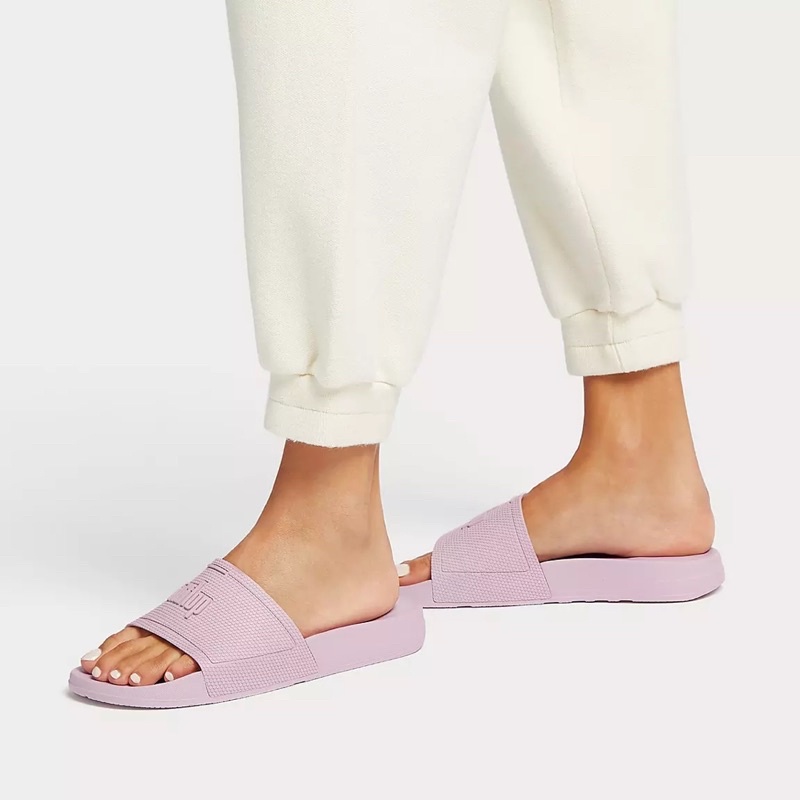 Fitflop IQUSHION Pool Slides Lilac 39 - paopaoshop - ThaiPick