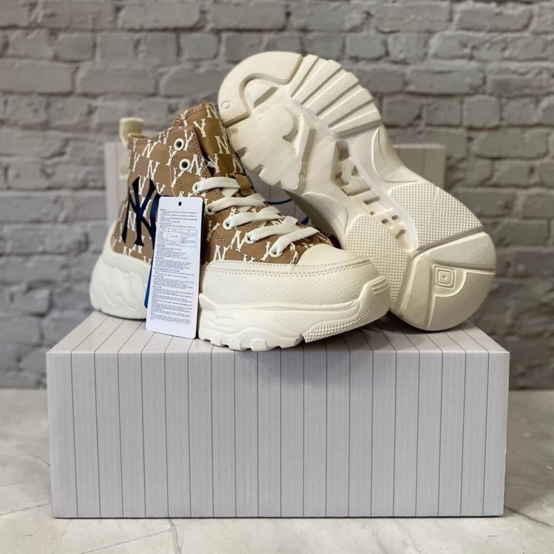 MLB Chunky High Mono Jaquard NY Yankees - meenney_shoe - ThaiPick