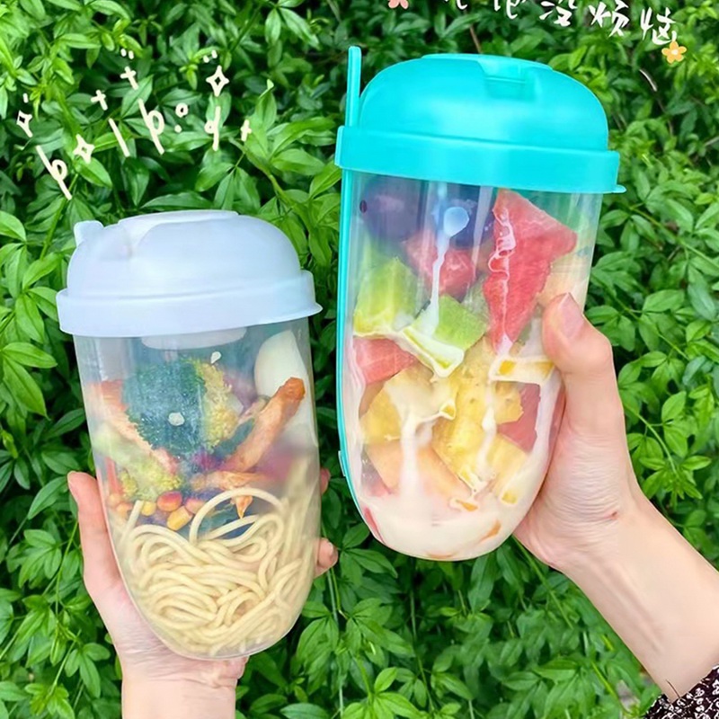 Bottle Salad Container For Lunch Carry To Go Bottle Shaped Salad ...