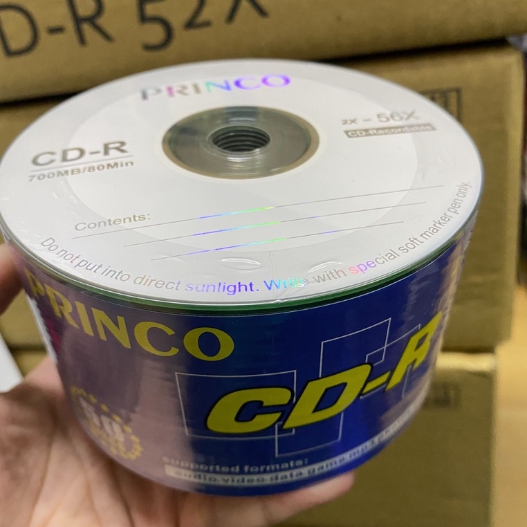 CD-R PRINCO 700MB.(50/pack) | Shopee Thailand