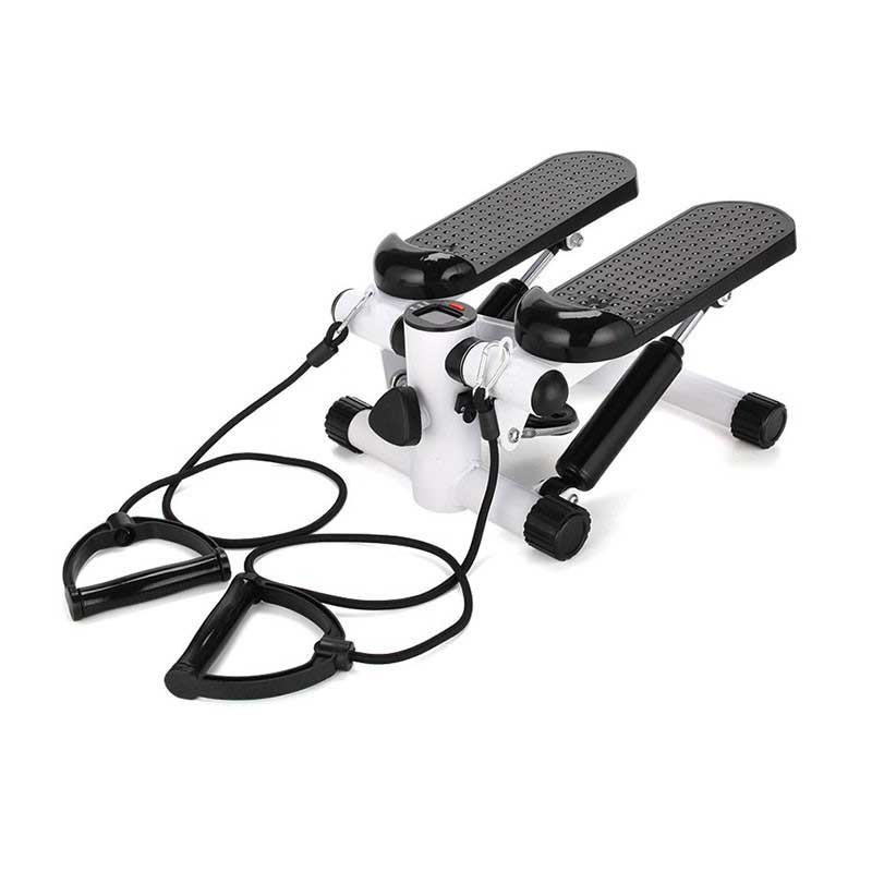 XtivePRO เครื่องออกกำลังกายแบบเหยียบขึ้นลง พร้อมสายแรงต้าน เครื่องออกกำลังขา Mini Stepper ...