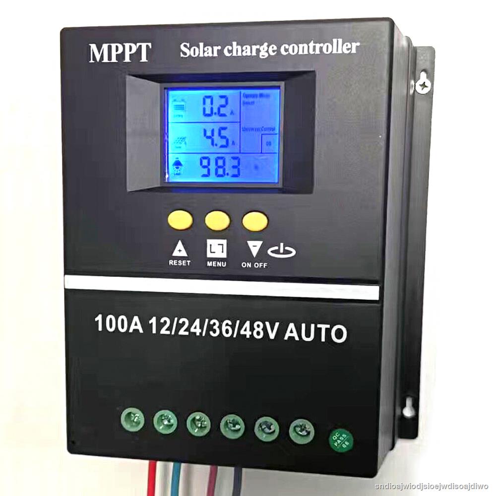 100a/80a/60a Mppt/pwm Solar Charge Controller 12v/24v/36v/48v Auto ...