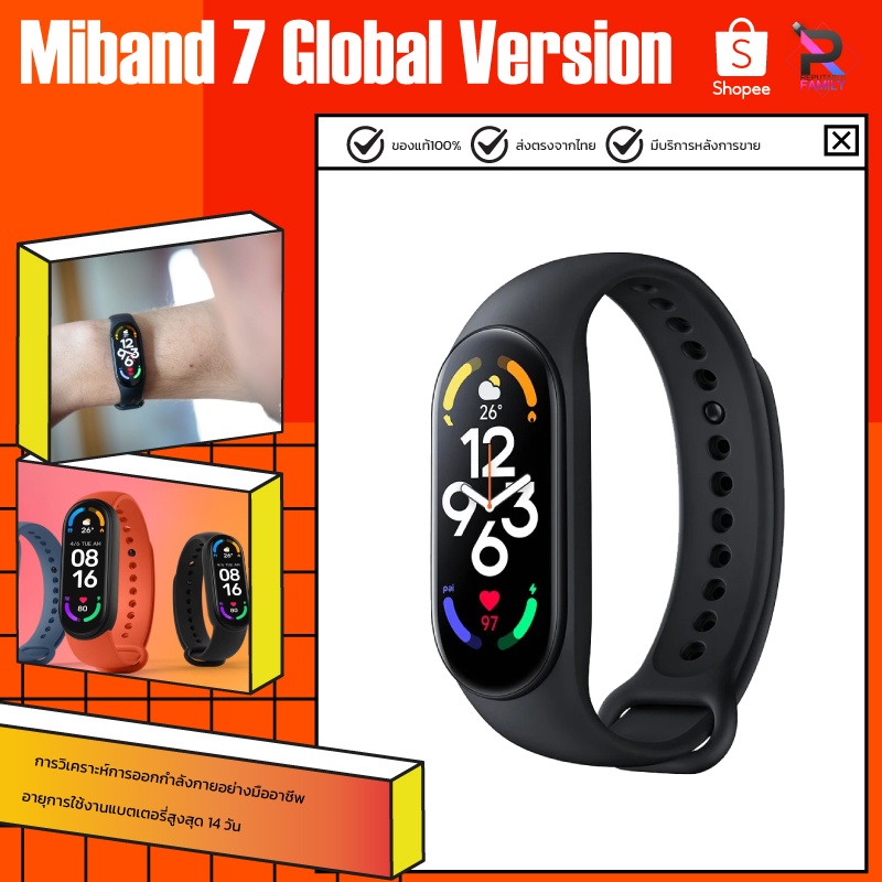 Xiaomi Mi Band 7Mi Band 6 สายรัดข้อมืออัจฉริยะ mi5 mi band5 นาฬิกา ...