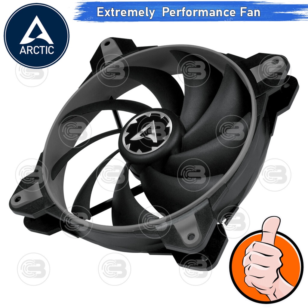 CoolBlasterThai ARCTIC PC Fan Case BioniX F140 Grey Gaming Fan with PWM ...
