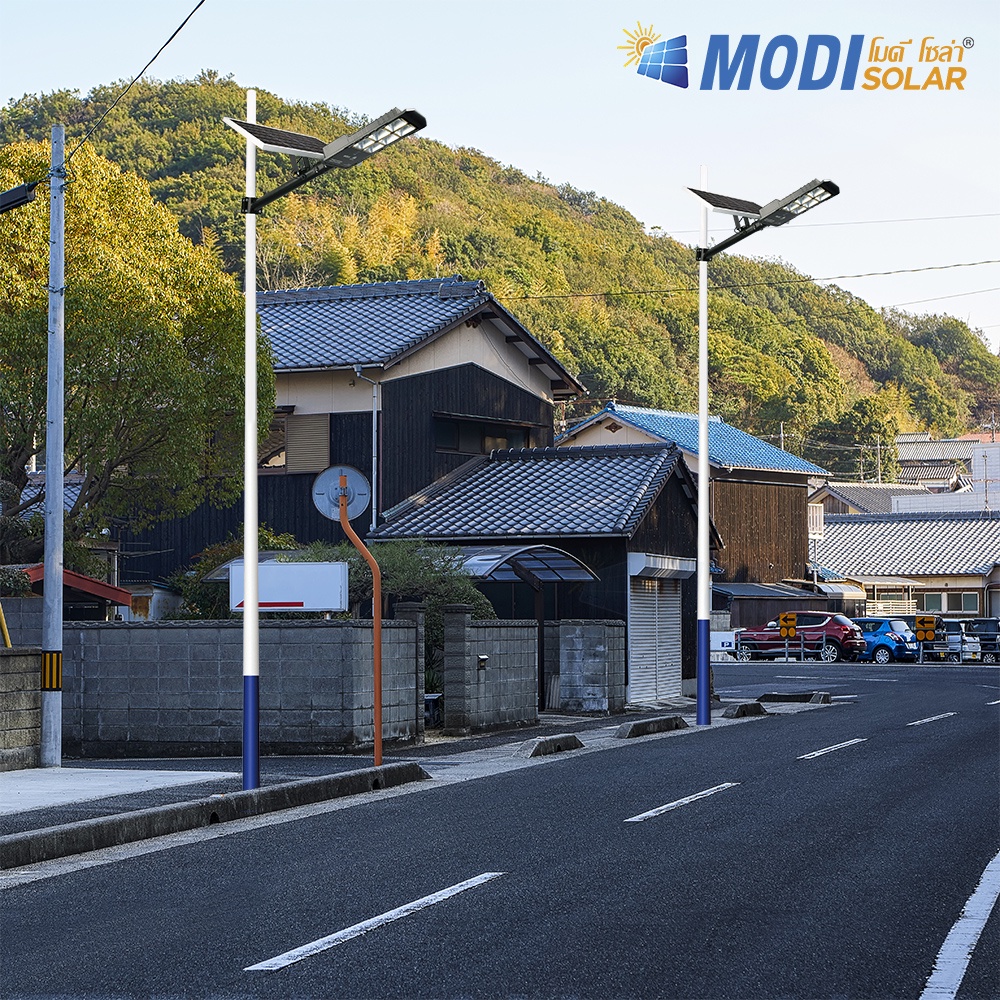 MODI ไฟสปอร์ตไลท์โซล่าเซลล์ 50W 5000mAh แสงขาว ไฟโซล่าเซลล์ สปอตไลท์ ...