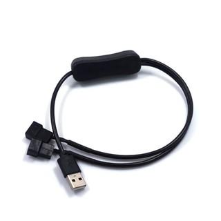 40CM USB TO MINI PWM 4P 4 PIN 4PIN 5V Computer Case Fan Power Supply ...