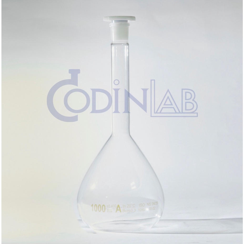 Volumetric flask (ขนาดใหญ่) Class A 250 ml 500 ml 1000ml 2000ml ขวดวัด ...