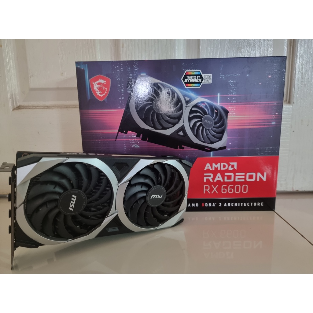 RX 6600 6600XT MSI 8G ประกันไทย สภาพดีมาก | Shopee Thailand