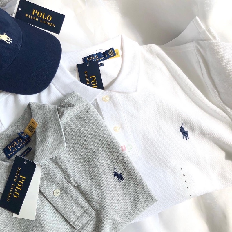 Ralph Lauren Cotton Mesh Polo (Best Seller) เสื้อโปโล ของแท้ 100 ป้าย ...