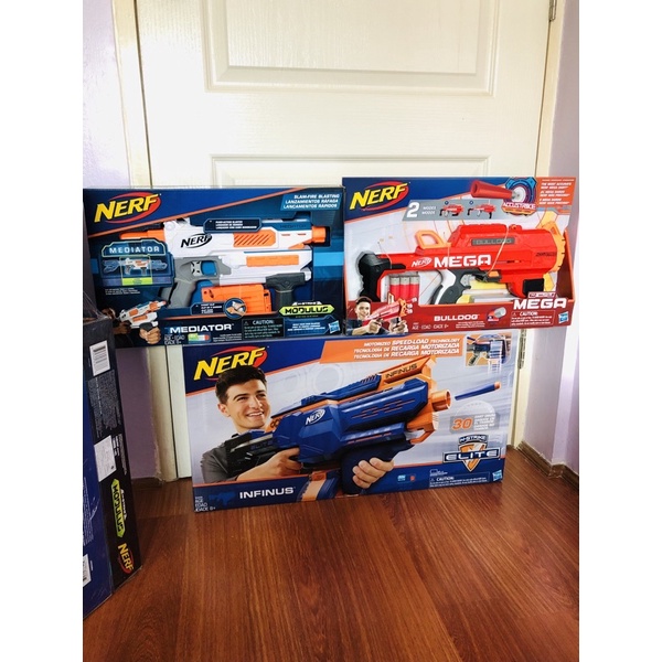 Nerf Set 3 pieces (Nerf Infunus+Nerf bulldog+Nerf Modulus) | Shopee ...