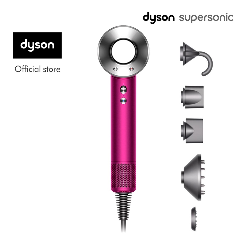 Dyson Supersonic Hair Dryer HD08 (IronFuchsia) ไดร์เป่าผม ไดสัน สีชมพู ...