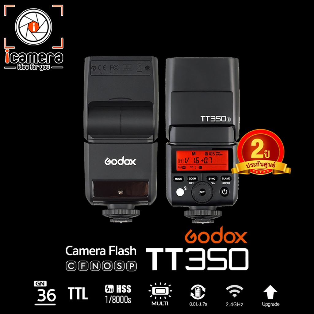Godox Flash TT350 TTL HSS - รับประกันศูนย์ Godox Thailand 2ปี - icamera ...