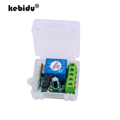 kebidu 433 Mhz 4CH DC 12V reless Remote Control Switch 1CH relay 433Mhz ...