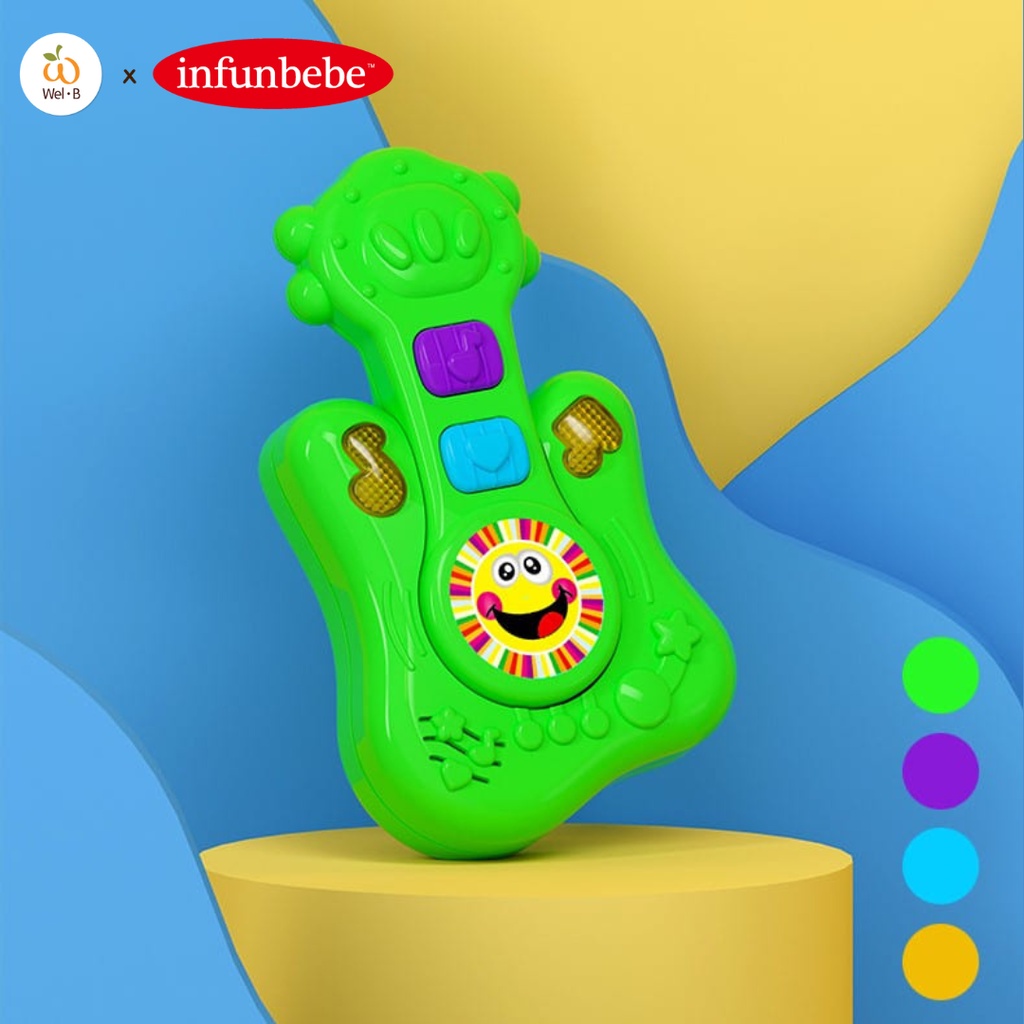 Wel-B x Infunbebe Light n Sounds Guitar (กีต้าร์ของเล่นเด็ก) - ของเล่น ...