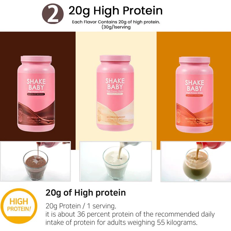 SHAKE BABY Diet Formular Protein Shake (Season 3) ปริมาณ 700g โปรตีนเชค ...