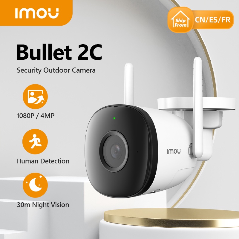 Dahua imou 4MP 2MP Bullet 2C Wifi Camera Automatic Tracking ...