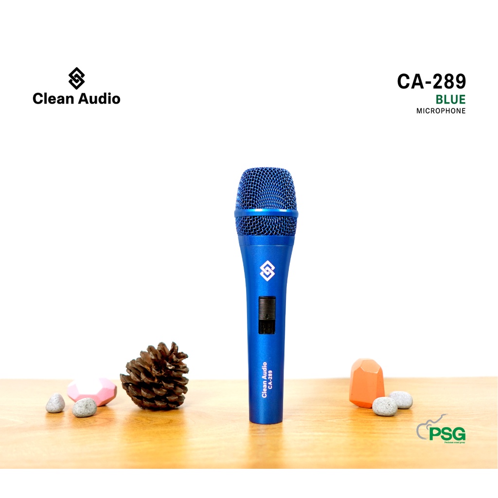CLEAN AUDIO:CA-289 BLUE Dynamic Microphone | Shopee Thailand