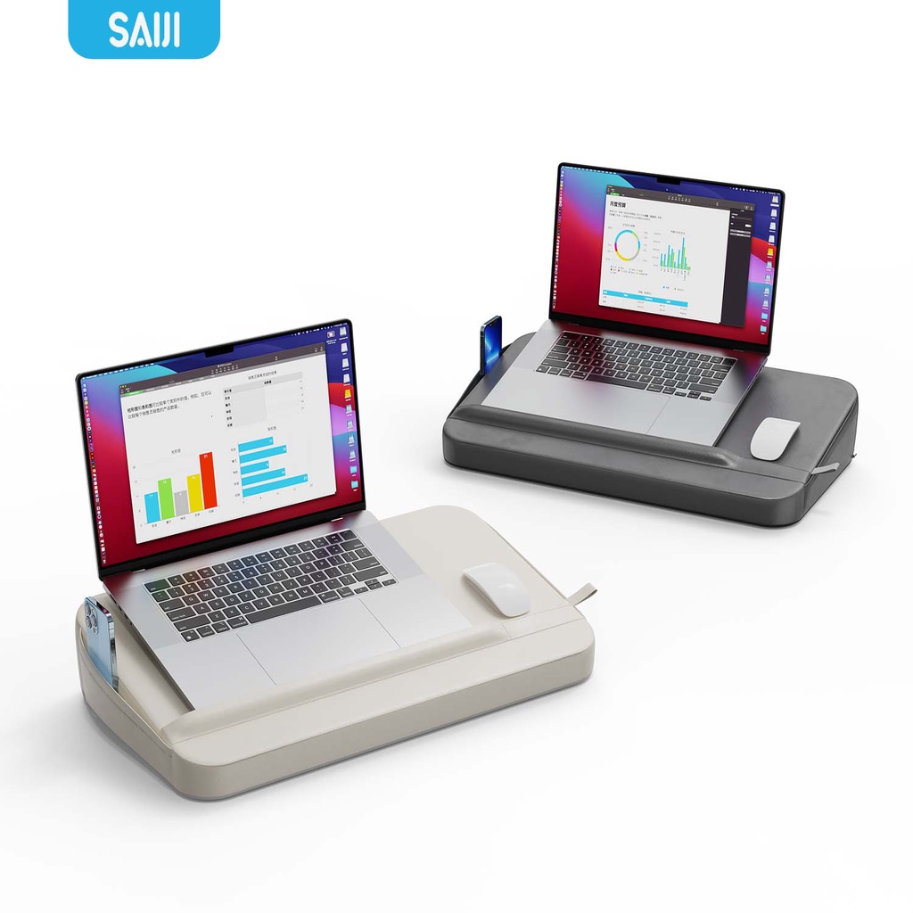 SAIJI Lap Desk GX1L เบาะวางโน๊ตบุค เบาะวางแล็ปท็อป โต๊ะแล็ปท็อป ที่วางโน็ตบุ๊ค ที่วางแล็ปท็อป ...