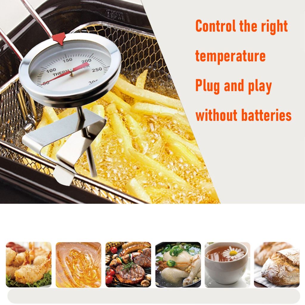 [COD&IN STOCK]Food/Milk Frothing Thermometer 304 Stainless Steel Multi ...