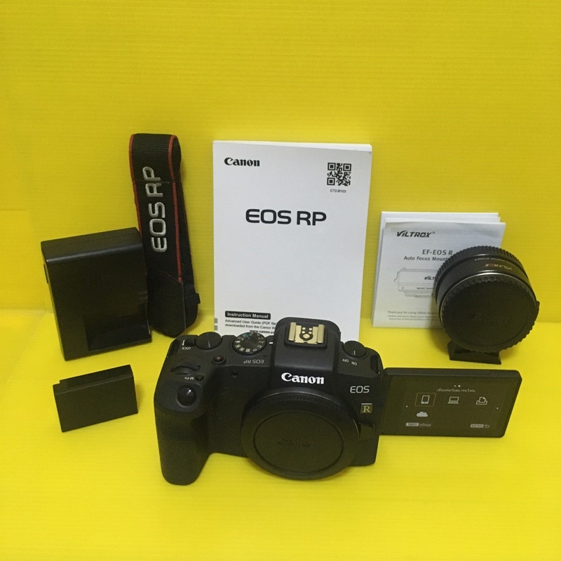 Canon RP ชต 4พันนิดๆ พร้อมAdapter R มือสอง WiFi ทัชสกรีน ฟูลเฟรม สภาพดี ...