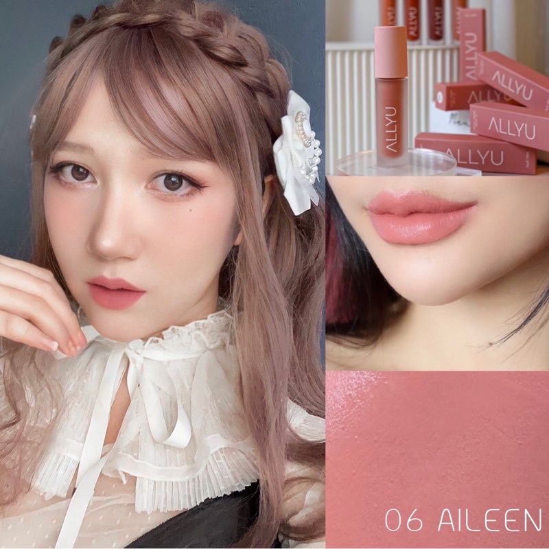 ALLYU Creamy Matte Lip 06ลิปแมทเนื้อครีมกำมะหยี่พรีเมี่ยม สี06 - allyu ...