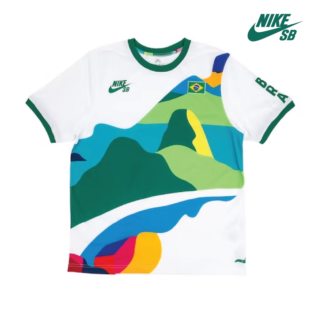 Nike SB x Parra Brazil Federation Kit Crew Jersey | Shopee Thailand