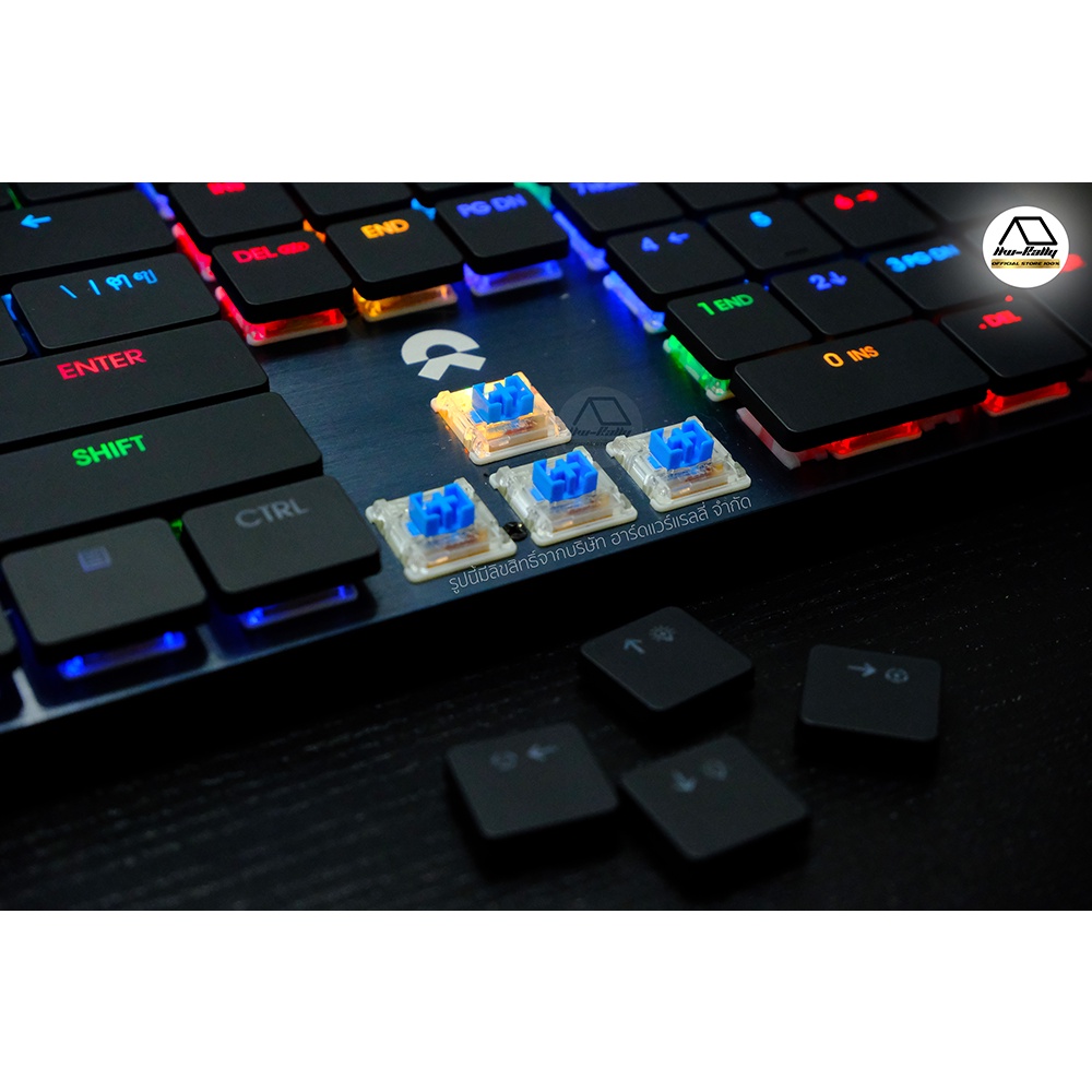OKER K489 คีย์บอร์ดบลูสวิตช์ เสียงกดดัง สไตล์เรียบหรู ราคาดีที่สุด OKER K489 BLUESWITCH Keyboard ...
