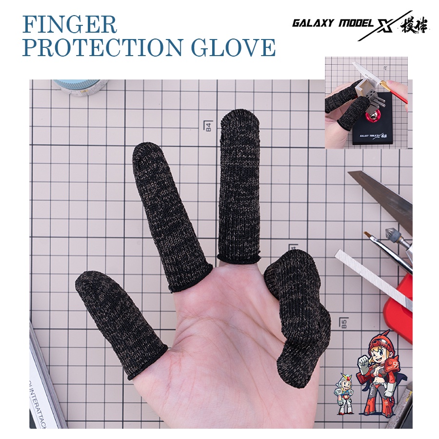 [GALAXY MODEL] FINGER PROTECTION GLOVE | Shopee Thailand