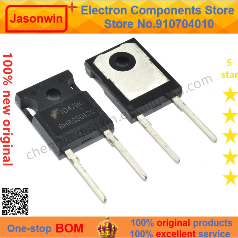 100% Nuevo 50 Unids/Lote Original Emcon Fast Recovery Diode RHRG30120 ...
