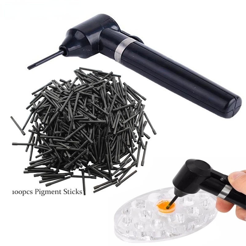 Multicolor Electric Tattoo Ink Mixer Pigment Stirrer With 5 Sticks ...