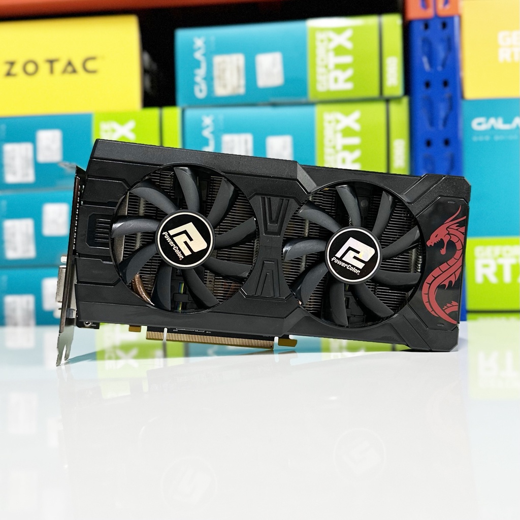 การ์ดจอ PowerColor RX470 4G GDDR5 มือสอง ประกัน 1 เดือน - kingcom ...