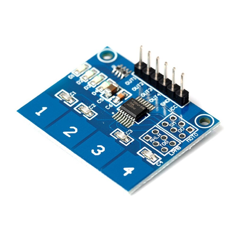 TTP224 4-Channel Capacitive Touch Module | Shopee Thailand