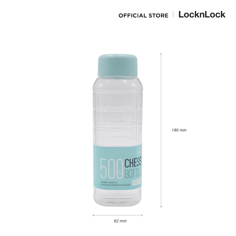 LocknLock กระบอกน้ำพลาสติก Chess Water Bottle ความจุ 500 ml. รุ่น HAP816 - locknlock.official ...