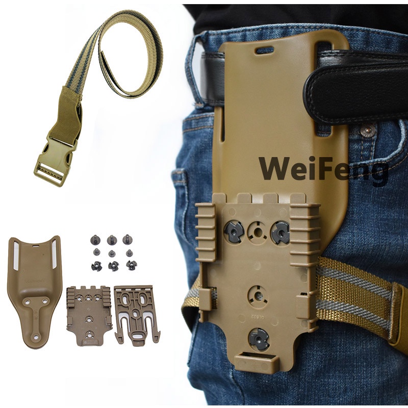 Tactical Leg Band Strap Qls 19 22 Gun Holster Adapter For Glock 17 ...