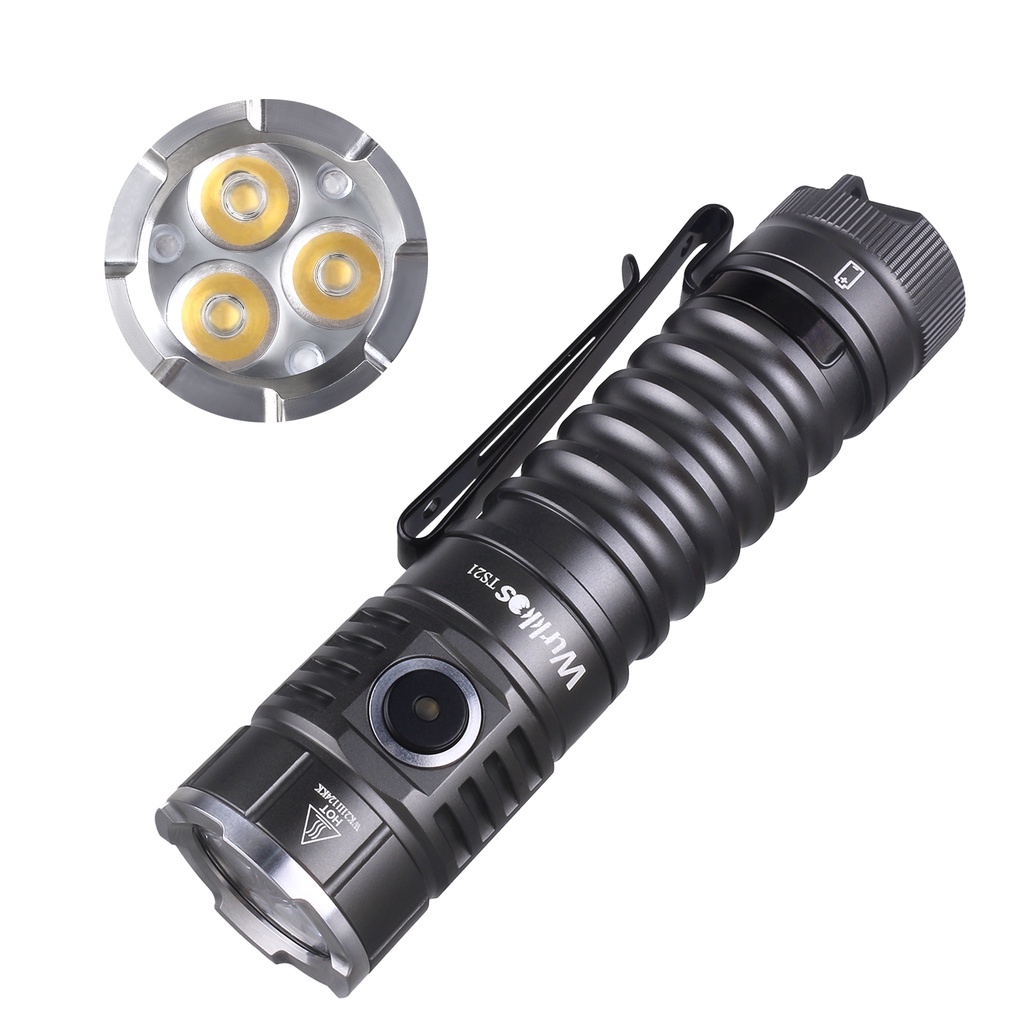 Wurkkos FC13 ไฟฉาย 18650 3400LM SFN43 LED EDC 239 เมตร IP68 Anduril 2.0 ...