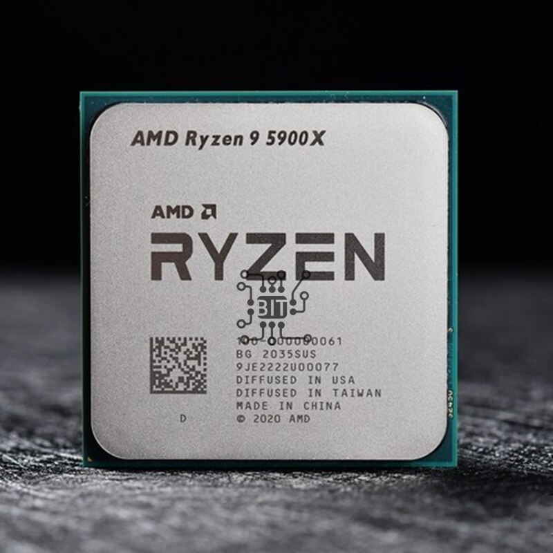 AMD Ryzen 9 5900X R9 5900X 3.7 GHz Twelve-Core 24-Thread CPU Processor ...