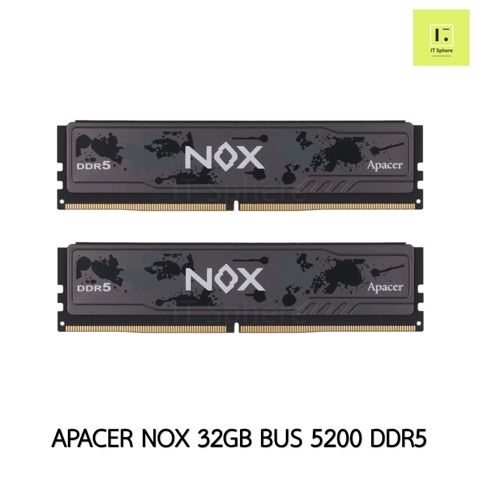 แรม DDR5 32GB (16x2GB)// RAM DDR5 16*2GB BUS 5200 (RAM PC Apacer NOX ...