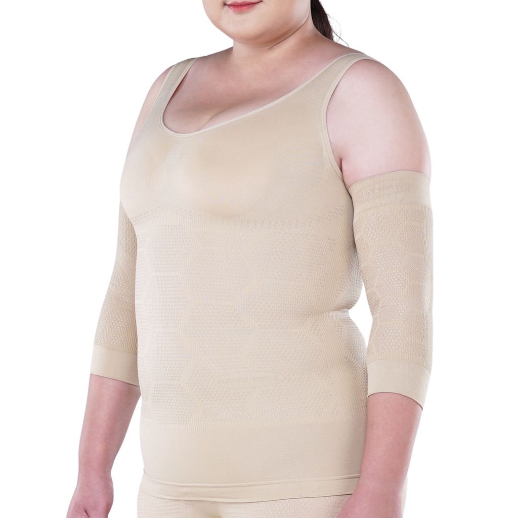 แพ็ค 2 ชุด Onami Nanowell Double Dot (สีครีม) 2ชุด ชุดกระชับสัดส่วนโอนามิ นาโนเวลดับเบิ้ลดอท ของ ...