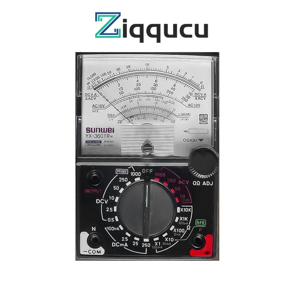 ZIQQUCU YX-360TRN Analog Meter with Buzzer Multimeter Safety Standard ...