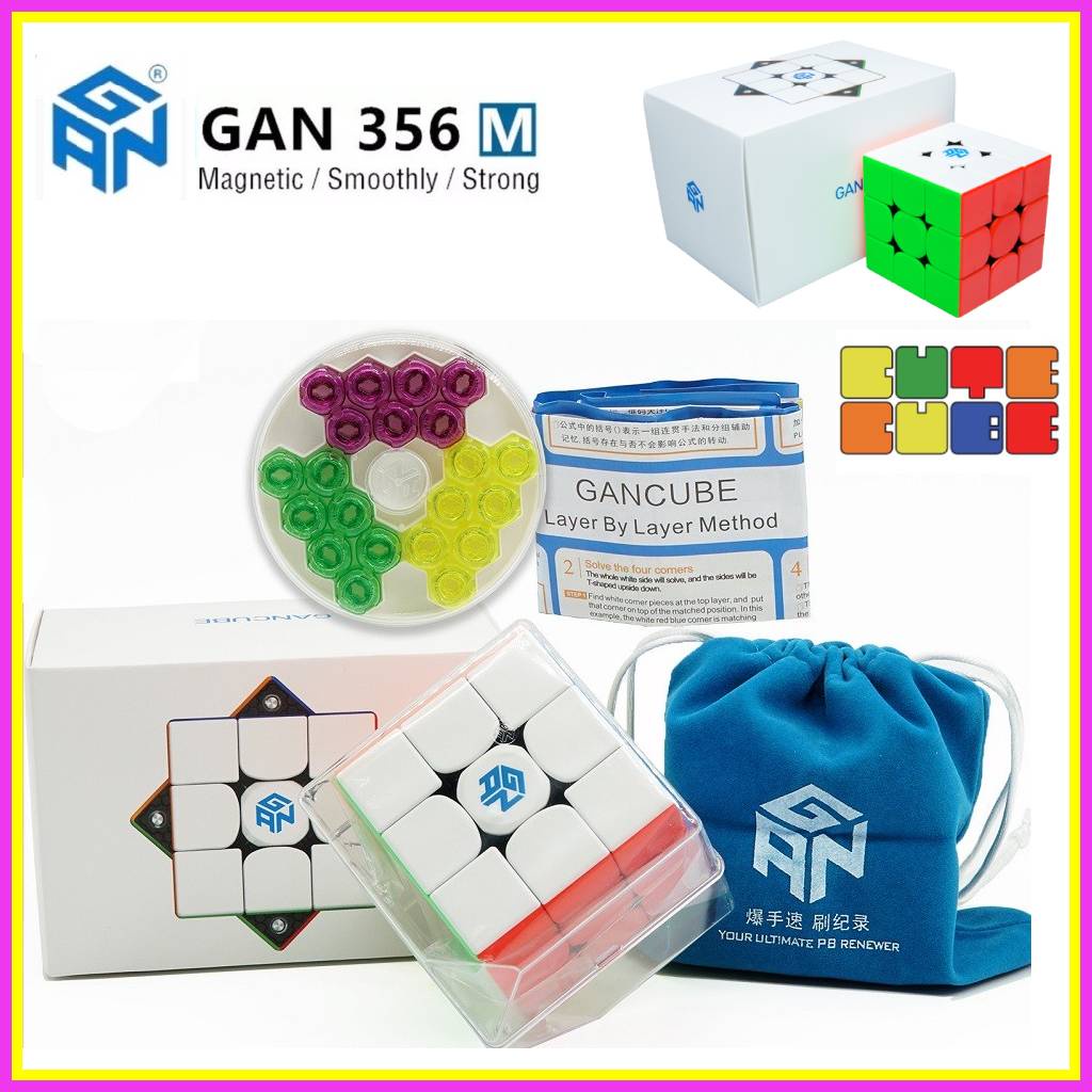 New‼️ GAN356 M รูบิก รูบิค มีแม่เหล็ก GAN356M Cube GAN 356M Magnetic ...