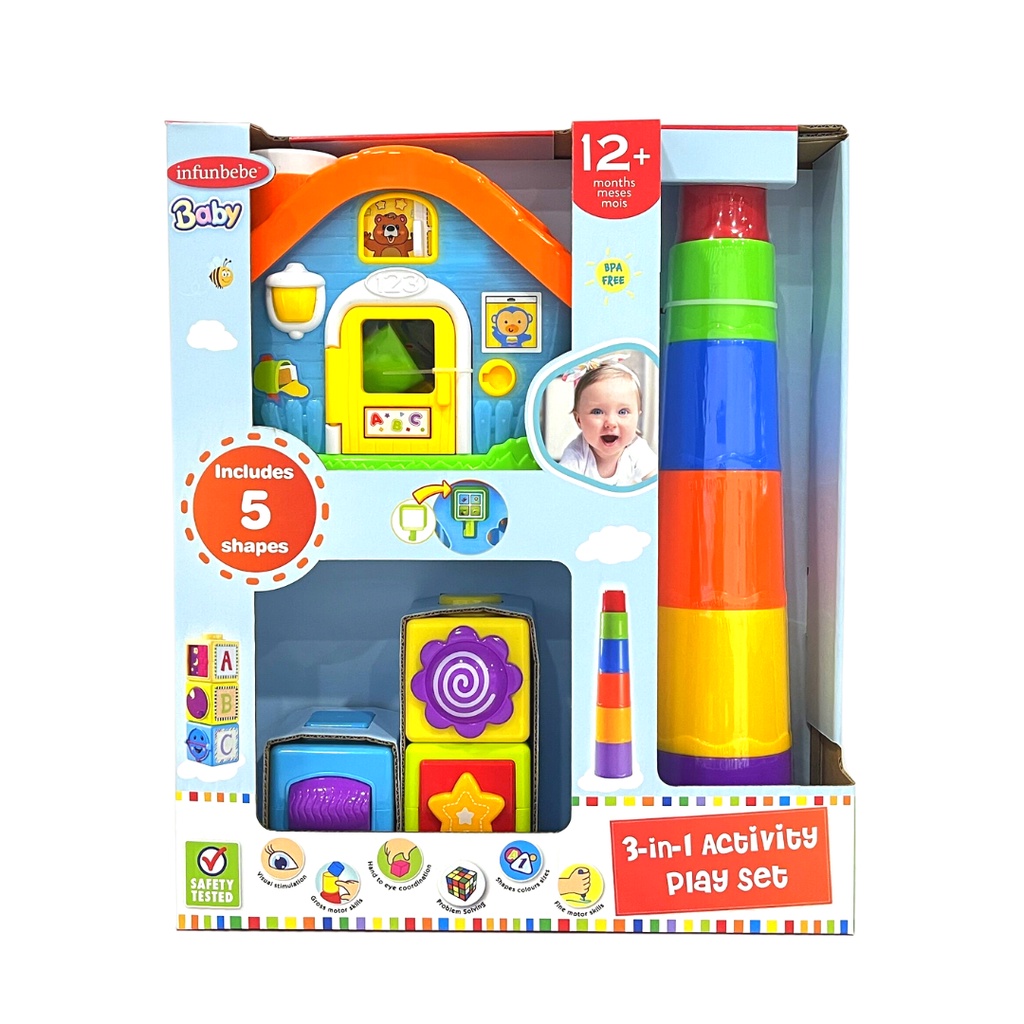 Wel-B x Infunbebe Mini cube (กล่องกิจกรรมของเล่นเด็ก) - ของเล่น ของเล่น ...
