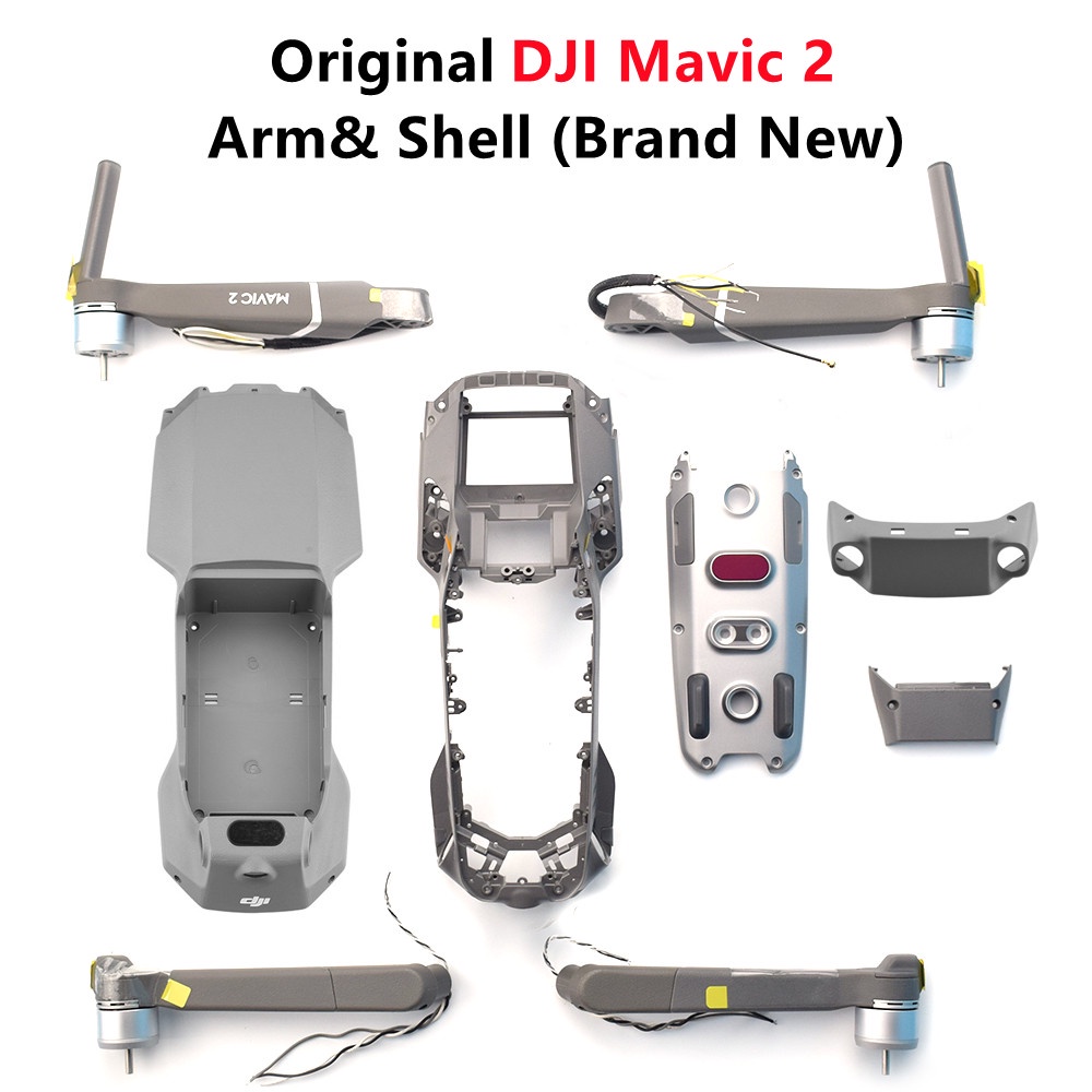 Original Mavic 2 Pro/Zoom Motor Arm Body Shell Upper Bottom Cover ...