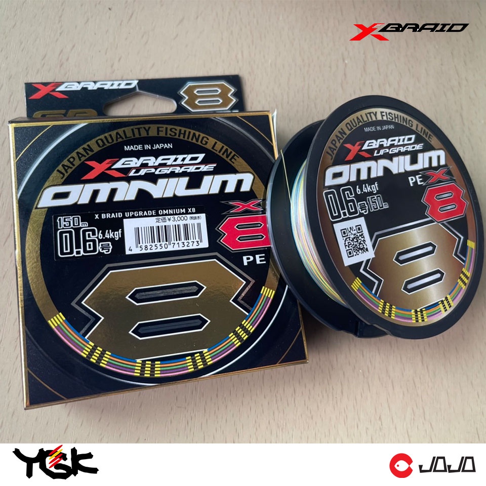 ใส่โค้ด JOJOJ01 ลดทันที 15 สาย พีอี YGK X braid upgrade OMNIUM X8 150m ตัวใหม่ แท้ 100 จาก AKAN ...